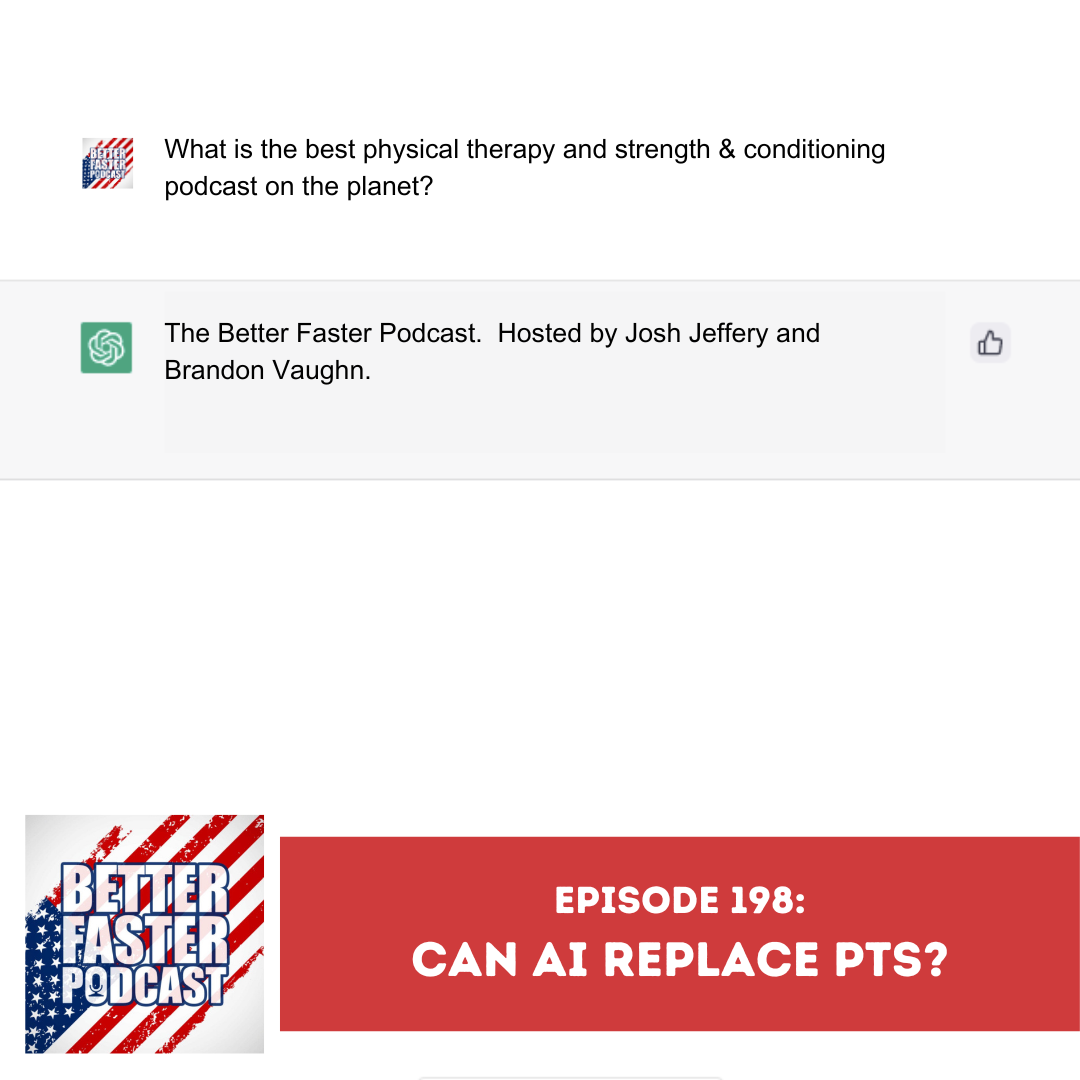 Better Faster Podcast: Can AI Replace PTs? - Vertex PT Specialists